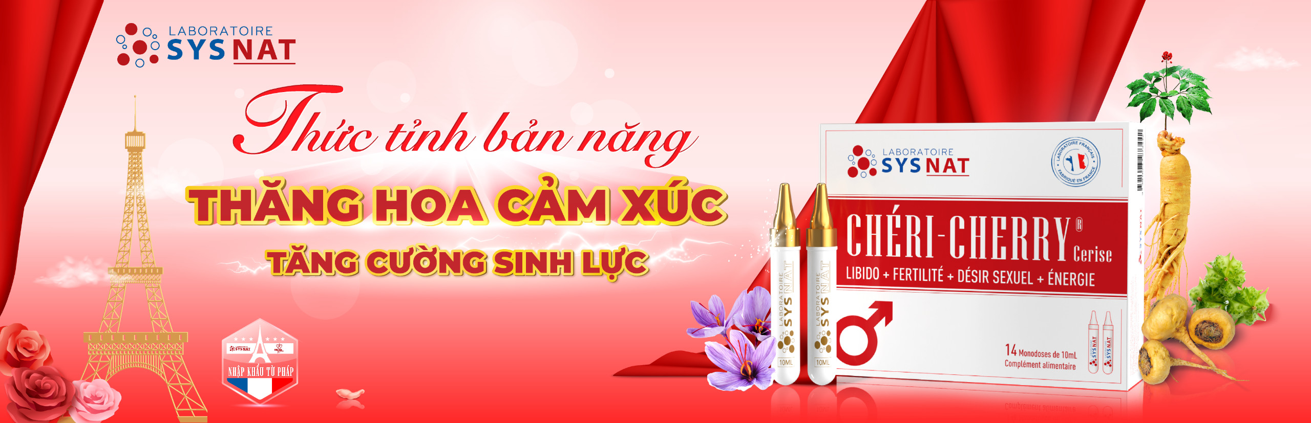 CHERI -CHERRY - Thực Phẩm Chức Năng Tăng Cường Sinh Lý - Cheri Cherry